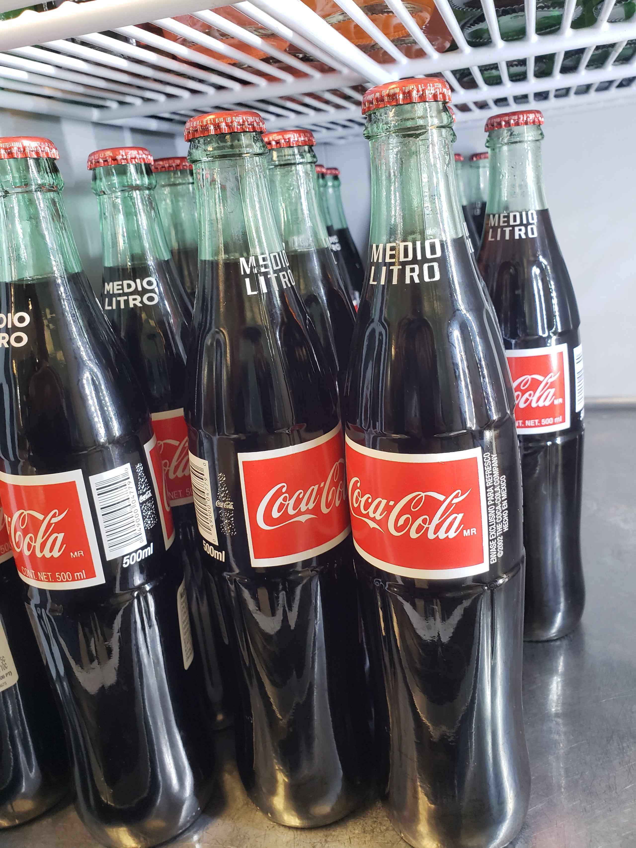 Mexican Glass Coke Bottle